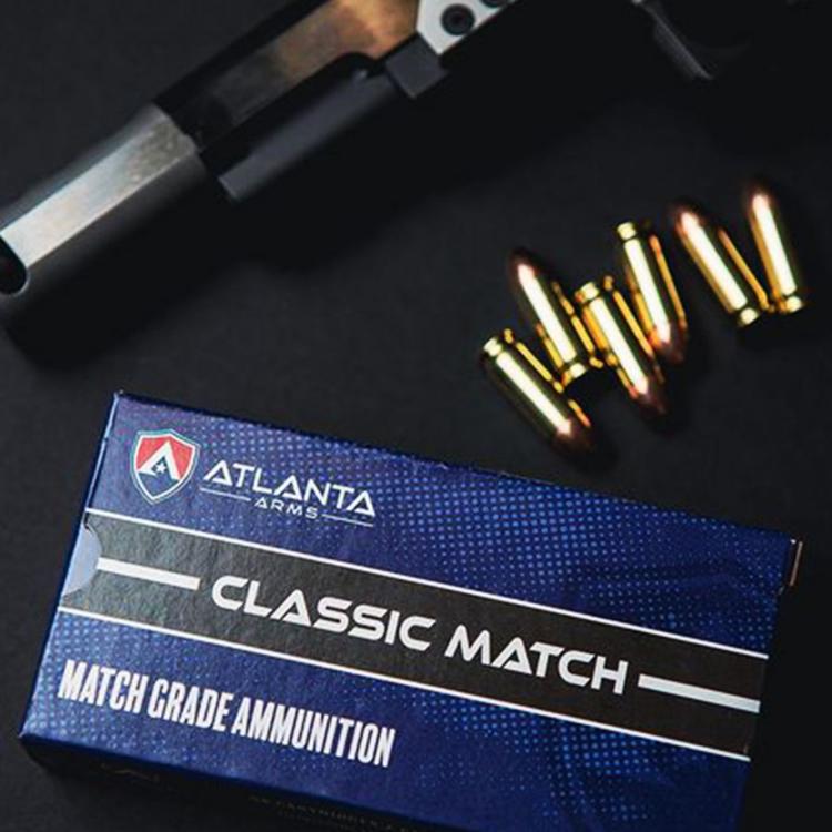 Atlanta Arms Classic Match Grade .380 ACP Ammo 100gr FMJ - 50 Rounds